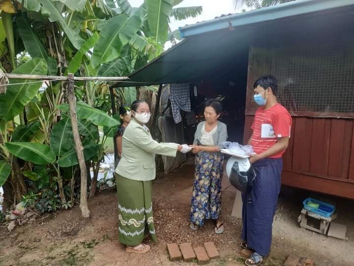 ရေးမြို့နယ်အတွင်းရှိ အသက် ၈၀ နှစ်နှင့်အသက် ၈၅ နှစ်ကြား သက်ကြီးဘိုးဘွား ၁၄၈၃ ဦးတို့အား ထောက