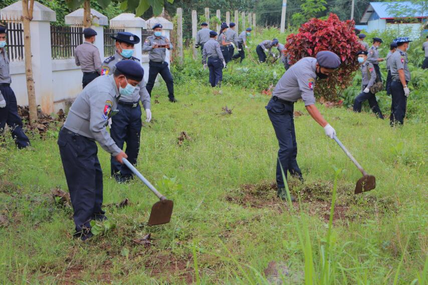 ဟိုပန်မြို့၌ ၅၆ နှစ်မြောက် မြန်မာနိုင်ငံရဲတပ်ဖွဲ့နေ့အထိမ်းအမှတ် စုပေါင