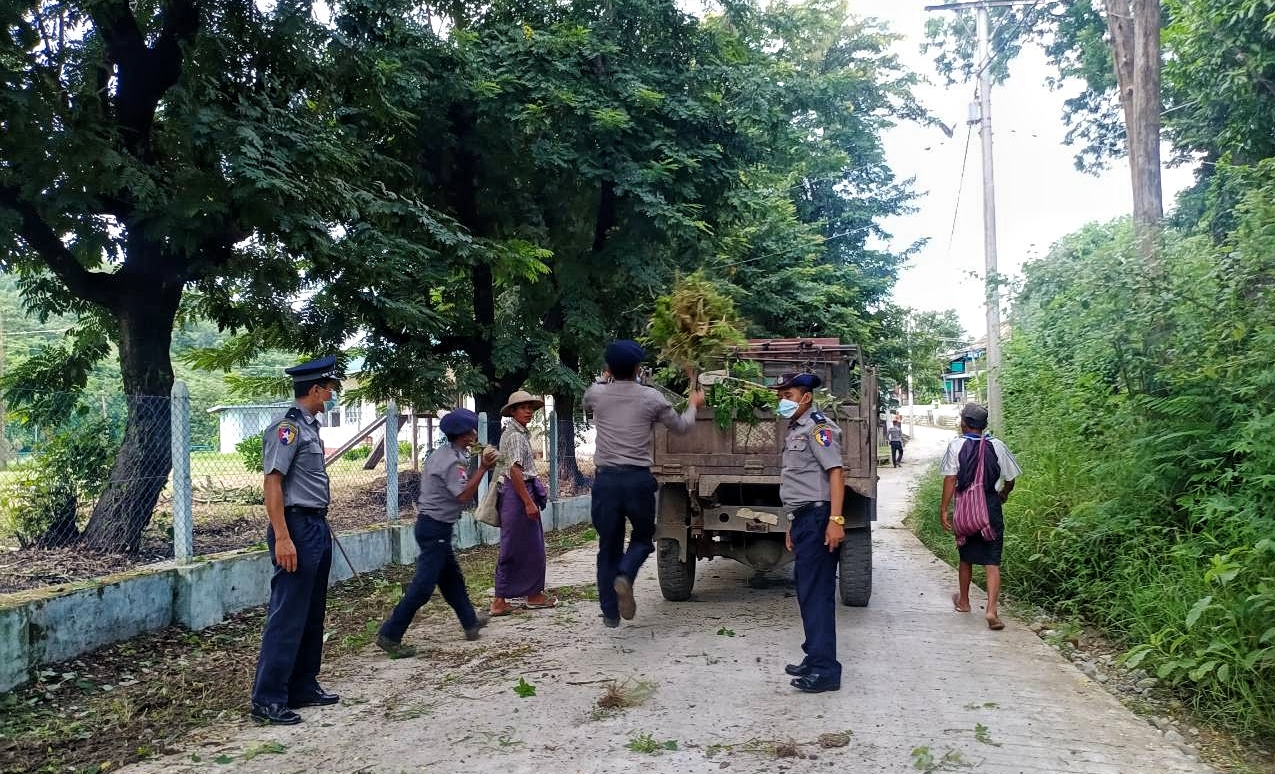 ၅၆ နှစ်မြောက် မြန်မာနိုင်ငံရဲတပ်ဖွဲ့နေ့ကို ကြိုဆိုဂုဏ်ပြုသောအားဖြင့