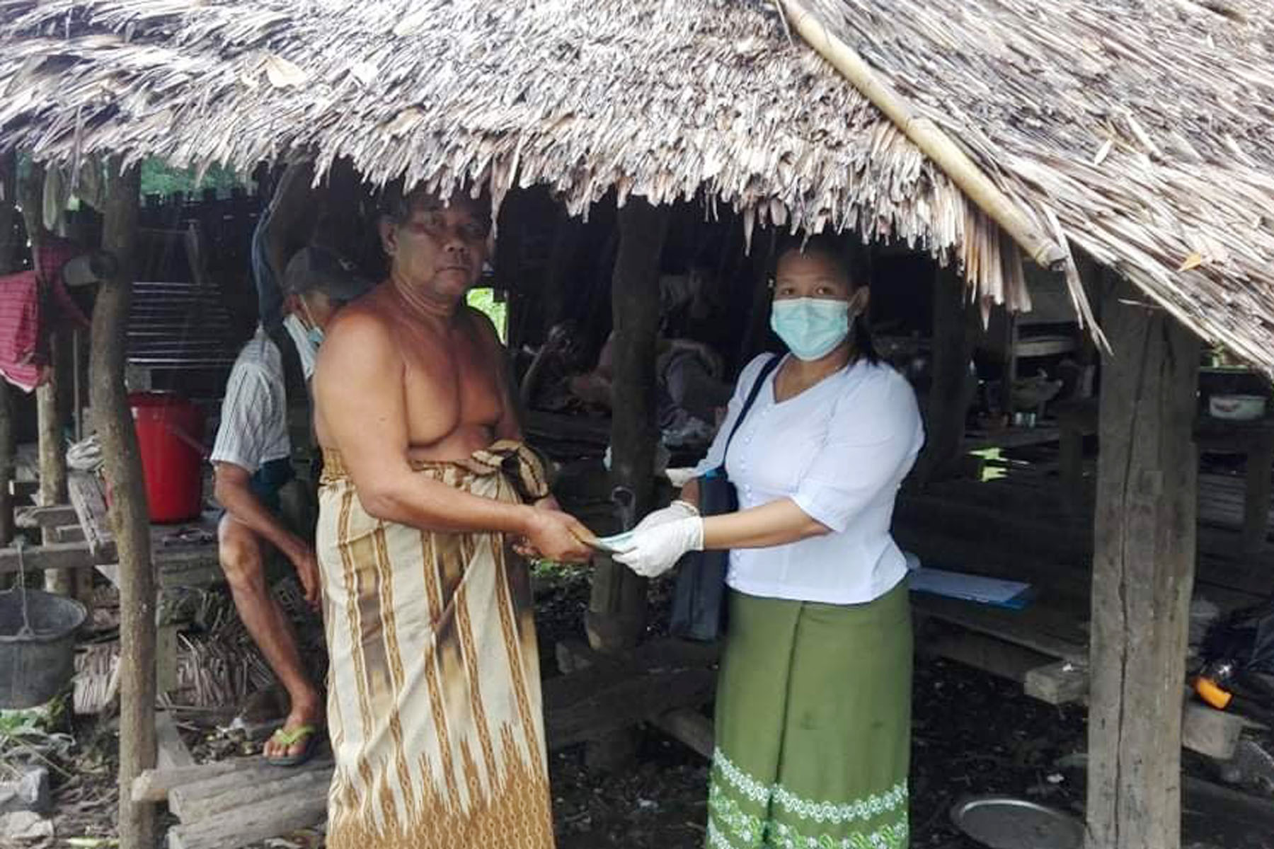 မွန်ပြည်နယ် လမိုင်းမြို့တွင် ကိုဗစ် ၁၉ ကာလအတွင်း ပုံမှန်ဝင်ငွေမရှိသော