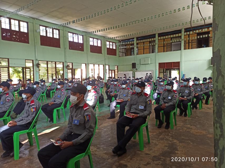 မွန်ပြည်နယ် သံဖြူဇရပ်မြို့တွင် မဲရုံလုံခြုံရေးတာဝန်ထမ်းဆောင်ရန