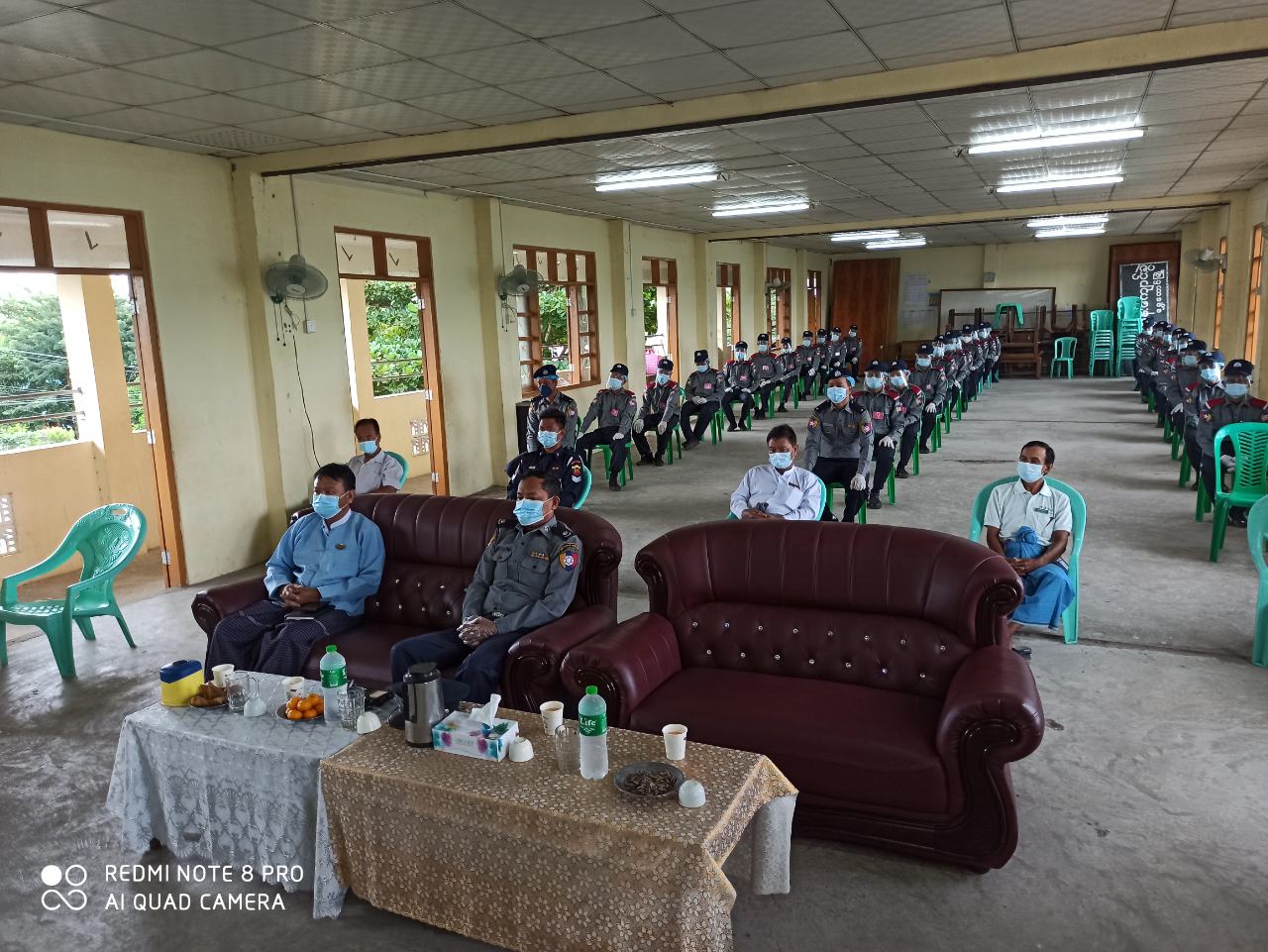 ရွှေတောင်မြို့နယ်တွင် မဲရုံလုံခြုံရေးတာဝန်ထမ်းဆောင်ရန် အထူးရဲသင်တန်းဆင