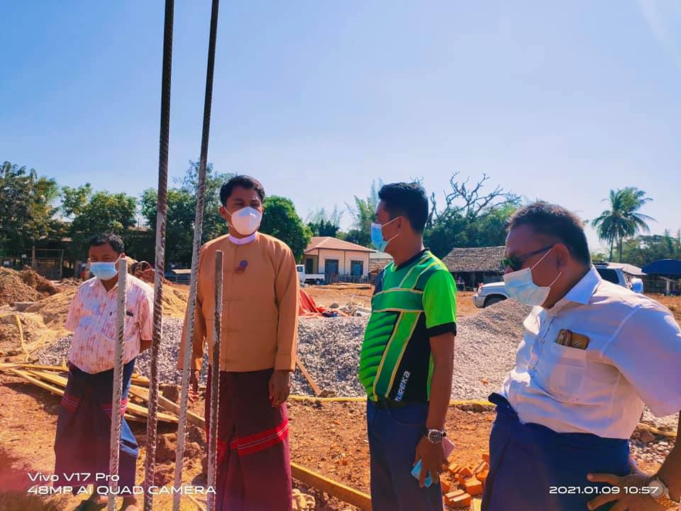 မြဝတီမြို့နယ် ထီးချားရားကျေးရွာရှိ အခြေခံပညာ အလယ်တန်းကျောင်း ခွဲ တည