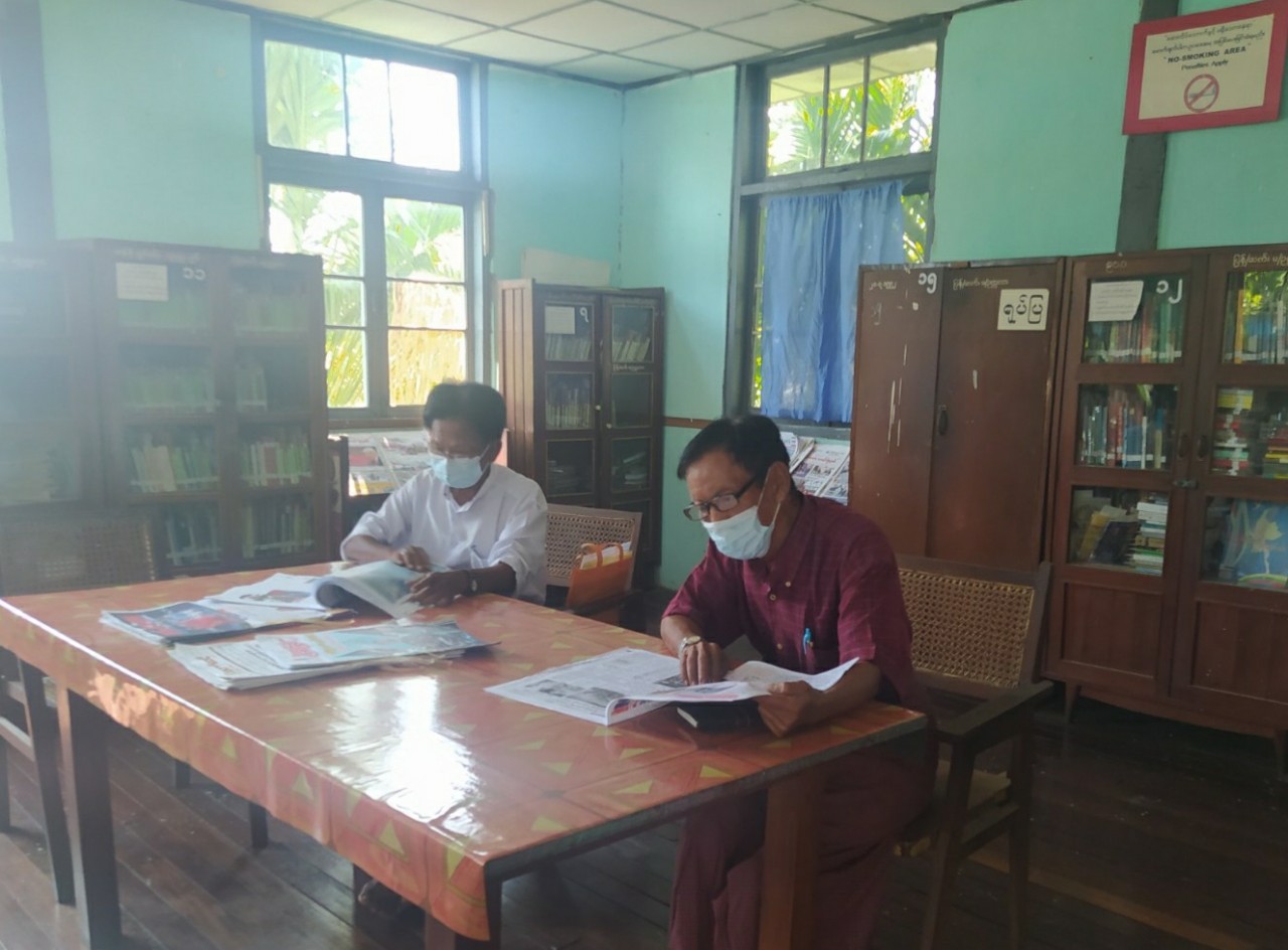 မြောက်ဥက္ကလာပမြို့နယ် ပြည်သူ့စာကြည့်တိုက်အား ကိုဗစ် ၁၉ စည်းကမ်းချက်မ