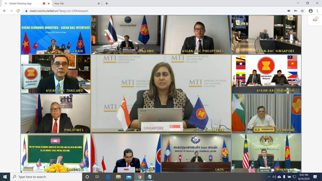 လမ်းမတော်မြို့၌ ၅၂ ကြိမ်မြောက် အာဆီယံစီးပွားရေးဝန်ကြီးများ အစည်းအဝေးနှင့် ဆက်စပ်အစည်းအဝေးများက