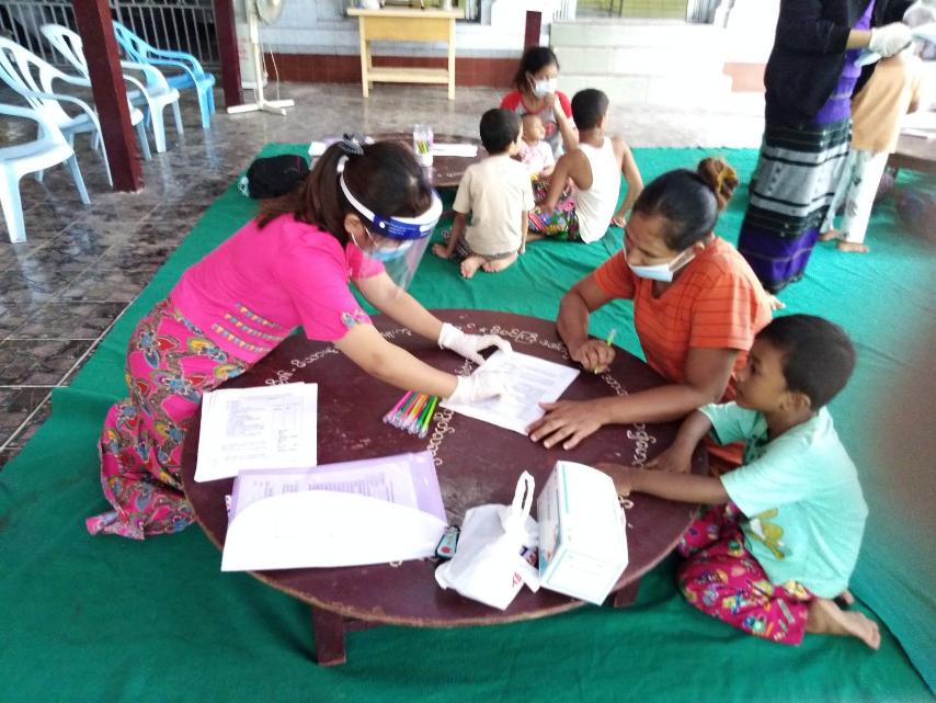 အောင်မြေသာစံမြို့နယ်တွင် အပူကြီး၍ တက်သောရောဂါနှင့်ပတ်သက်၍ တိုင်းရင