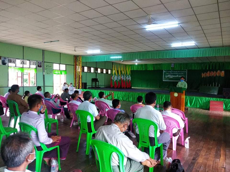သံတောင်မြို့တွင် ကိုဗစ် ၁၉ ရောဂါ ကာကွယ်ထိန်းချုပ်စဉ်ကာလအတွင်း ပူးပေါင