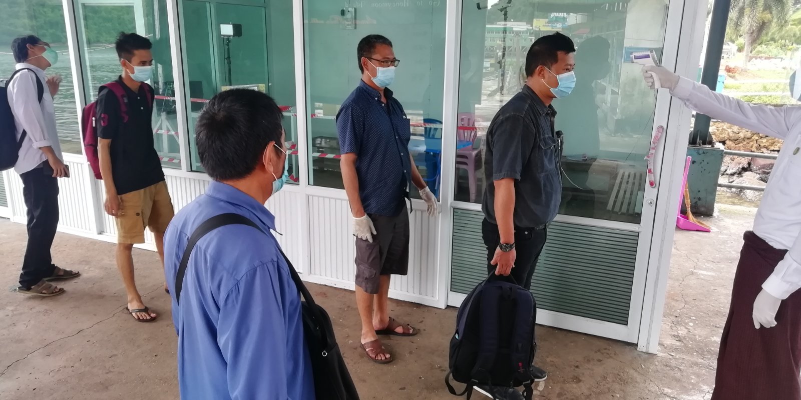ကော့သောင်းမြို့တွင် နေရပ်ပြန်မြန်မာသင်္ဘောသားများအား အသွားအလာကန့်သတ