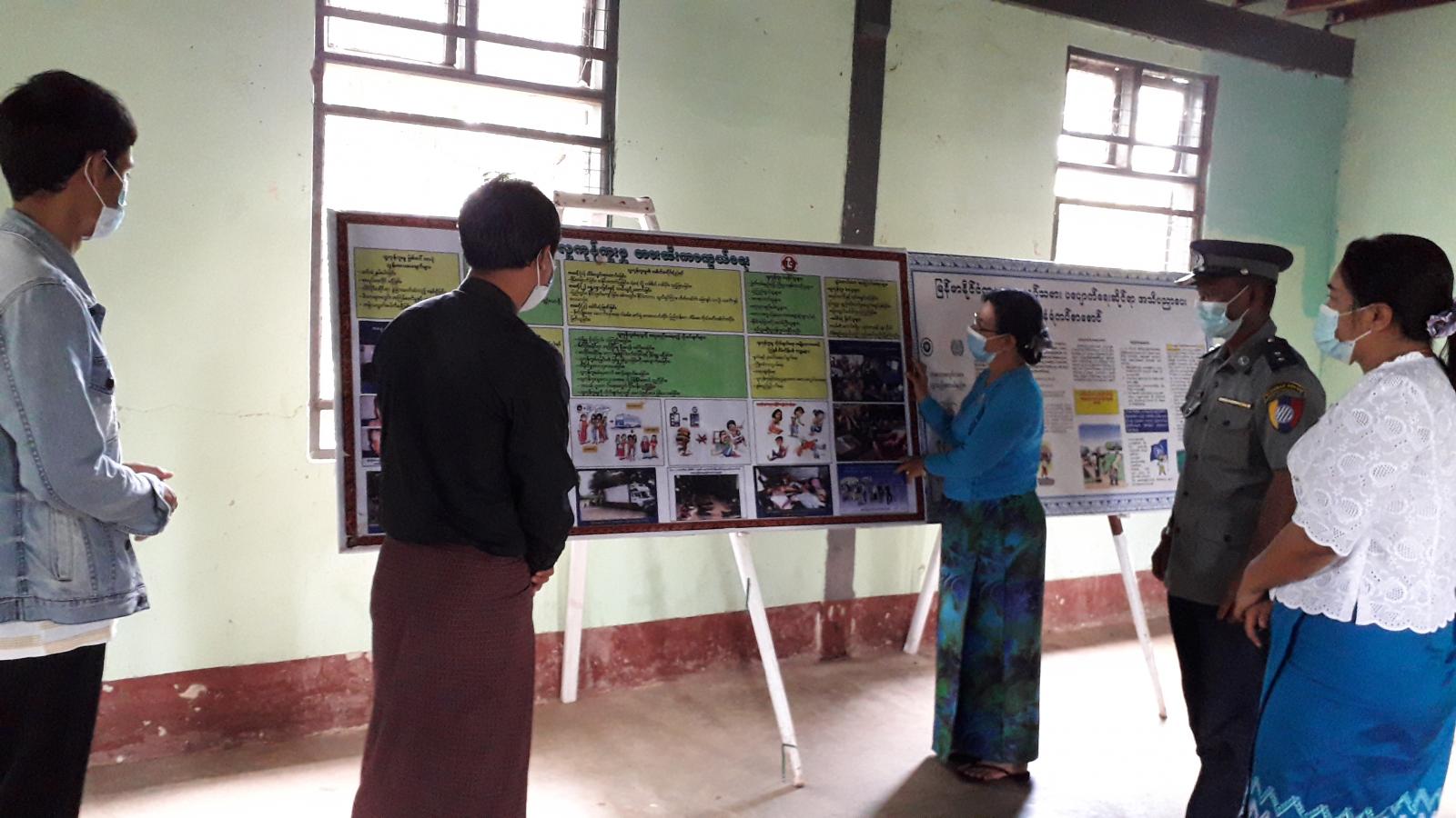 မွန်ပြည်နယ် သံဖြူဇရပ်မြို့နယ်တွင် လူကုန်ကူးမှုတားဆီးကာကွယ်ရေးဆိုင်ရာ ဆွေးနွေးပွဲ Talk Show က