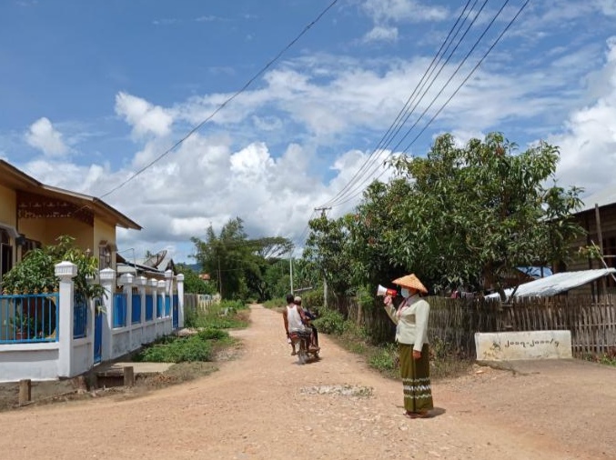 မိုင်းပန်မြို့အတွင်း မြို့နယ်အထွေထွေအုပ်ချုပ်ရေးဦးစီးဌာနမှ Hand Held