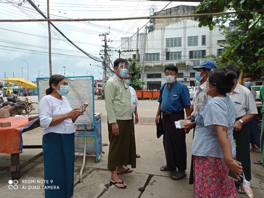 ဗိုလ်တထောင်မြို့နယ်တွင် လမ်းသွယ်များနှင့် လမ်းအဝင်အထွက် စိစစ်ဆောင်ရွက