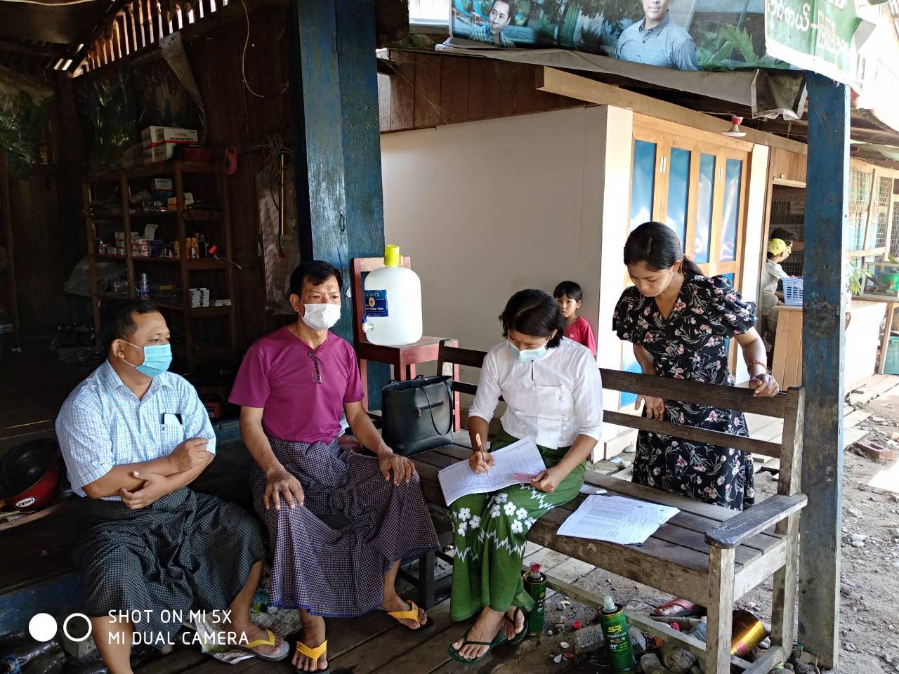 ဗန်းမောက်မြို့နယ်အတွင်း မဲဆန္ဒရှင်စာရင်းများအား အိမ်တိုင်ရာရောက် တိုက