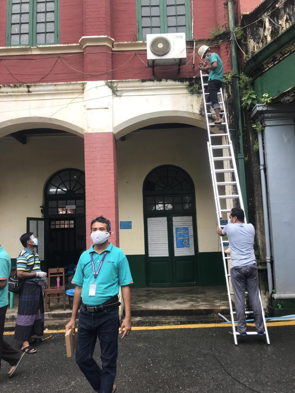 ဗိုလ်တထောင်မြို့နယ်တွင် Quarantine Center ဖွင့်လှစ်ထားသည့် အမှတ် ၆ အခ