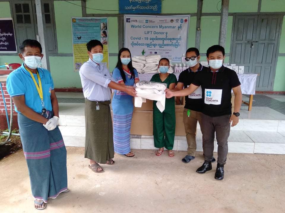 သံတောင်ကြီးမြို့တွင် World Concern နှင့် Lift Donor တို့မှ ကိုဗစ်-၁၉ ...