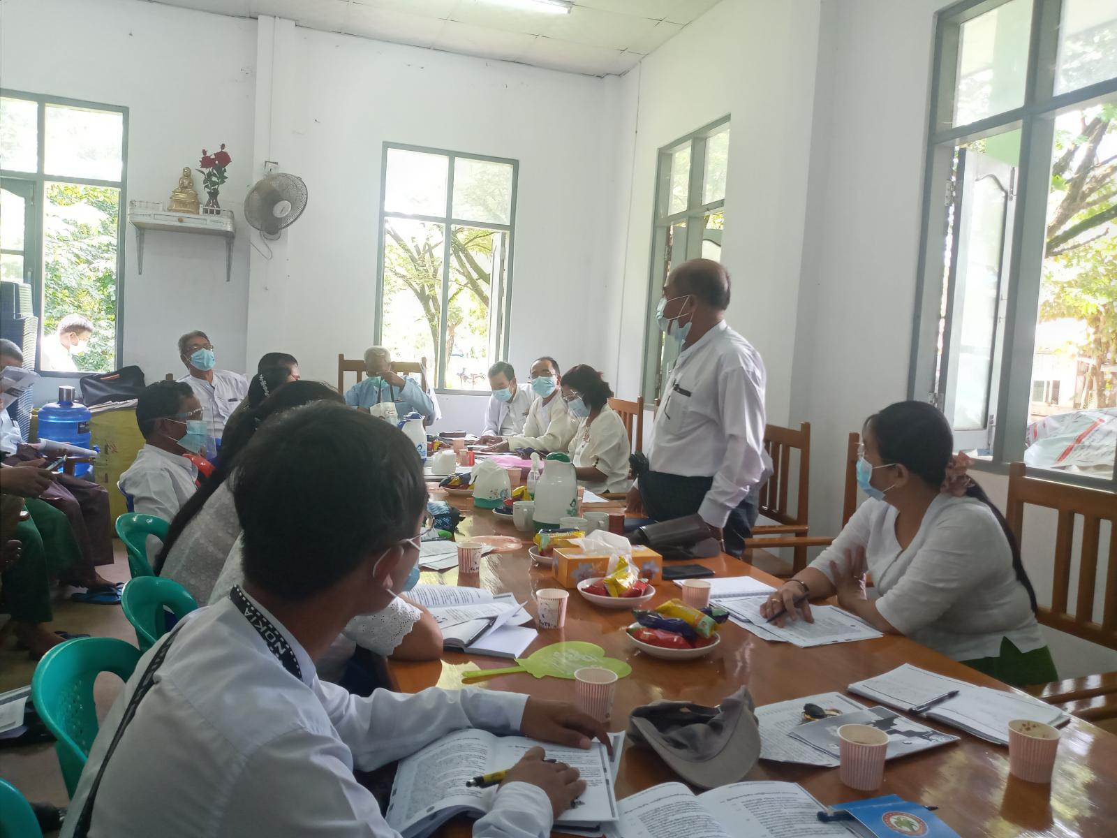 ကဝမြို့နယ်တွင် ရွေးကောက်ပွဲဆိုင်ရာ စေ့စပ်ညှိနှိုင်းရေး ကော်မတီ လုပ်ငန်း