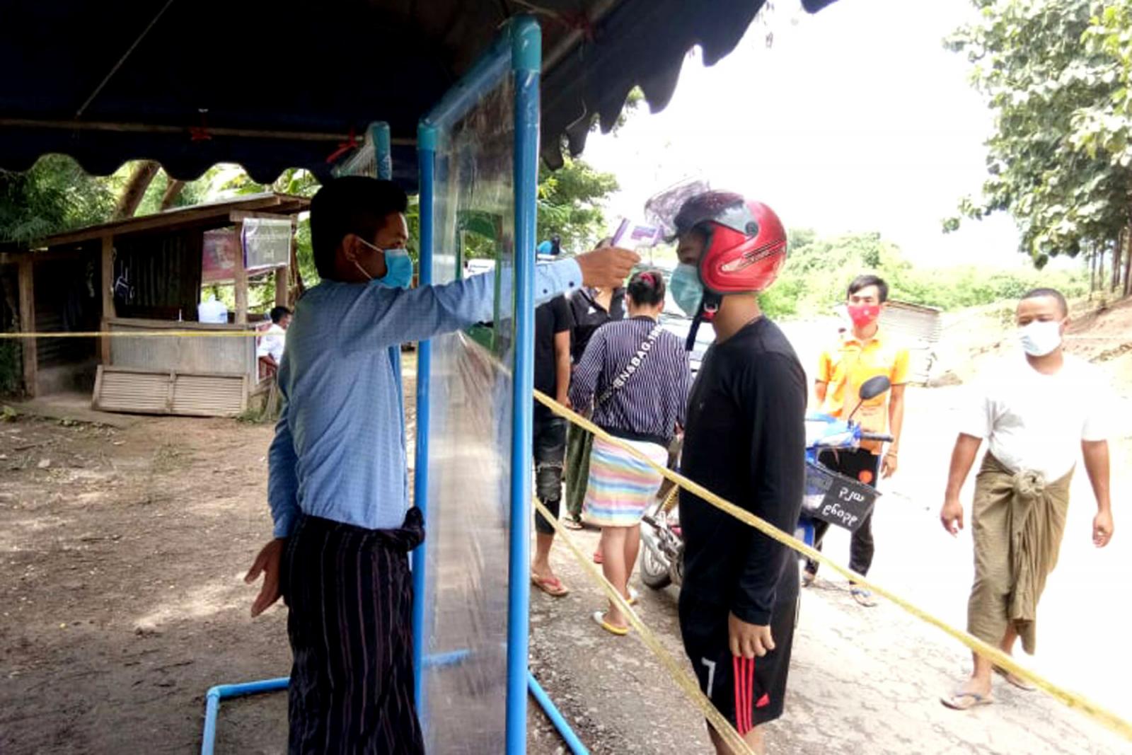 မိုင်းဆတ်မြို့၌ ကိုဗစ် ၁၉ ကာကွယ်ထိန်းချုပ်ရေးလုပ်ငန်းများ ဆောင်ရွက