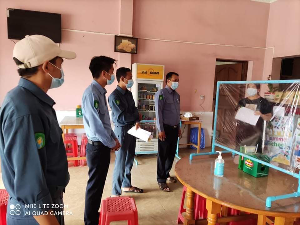 နမ့်ခမ်းမြို့၌ ကိုဗစ် ၁၉ ရောဂါ ကြိုတင်ကာကွယ်ရေးလမ်းညွှန်ချက်များအား