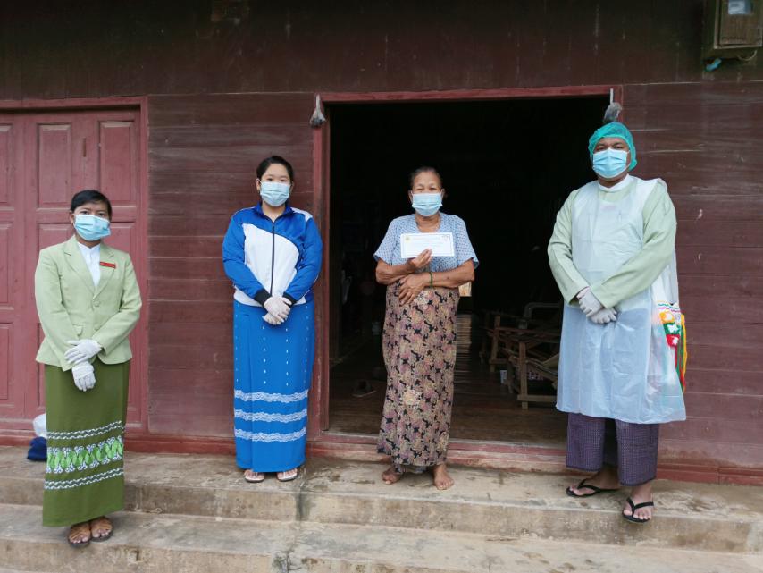 မိုင်းပန်မြို့နယ်တွင် ကိုဗစ် ၁၉ စီးပွားရေးကုစားမှုအစီအစဉ်အရ သက်က