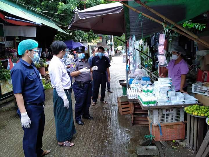 တောင်ဥက္ကလာပမြို့နယ်တွင် ကိုဗစ် ၁၉ ရောဂါ ကာကွယ်ထိန်းချုပ်ရေးအတွက