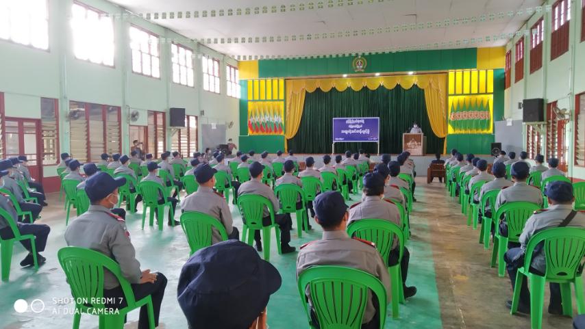 မွန်ပြည်နယ် သံဖြူဇရပ်မြို့တွင် မဲရုံလုံခြုံရေးတာဝန်ထမ်းဆောင်ရန
