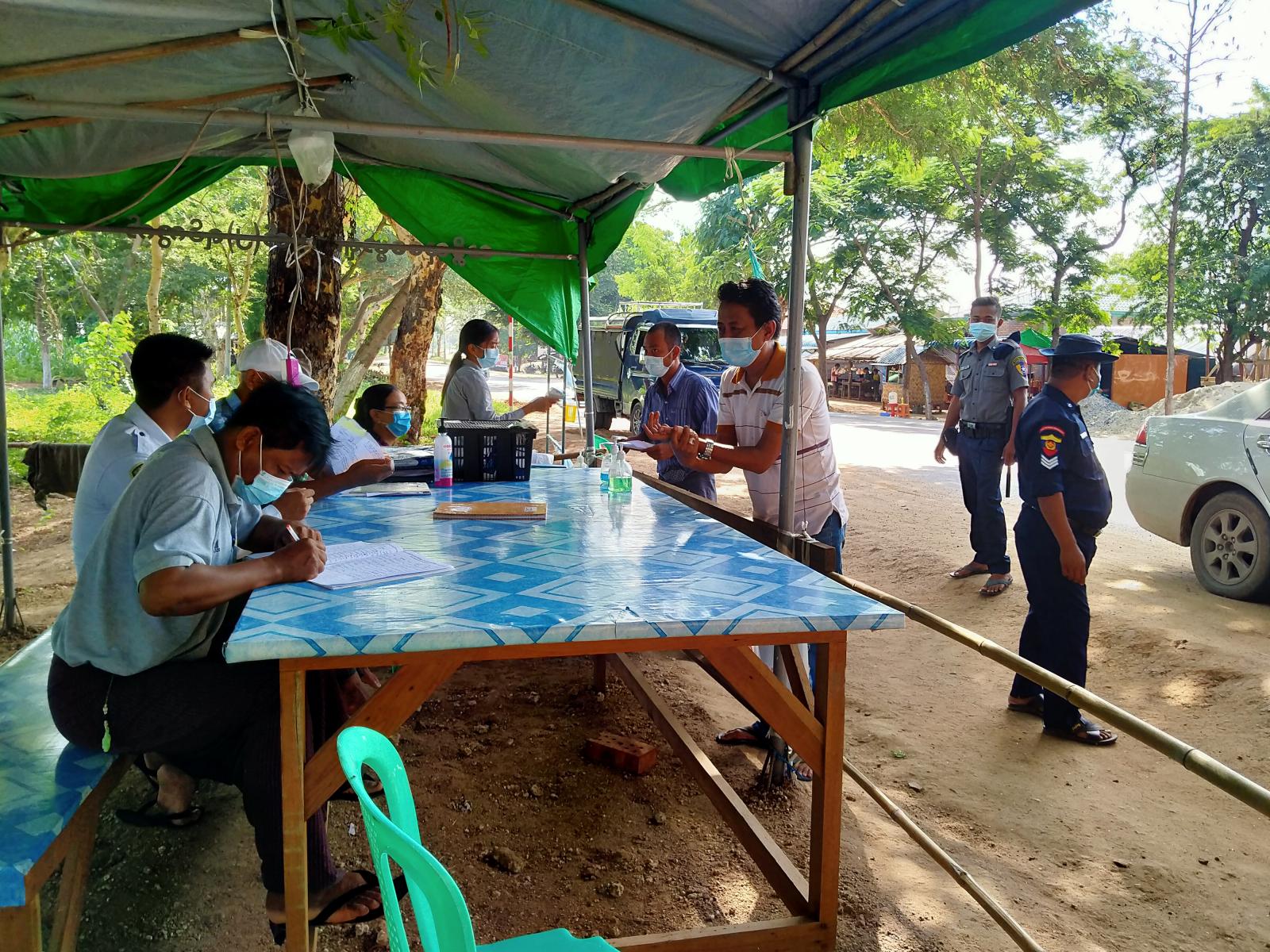 နွားထိုးကြီးမြို့နယ်တွင် ကိုဗစ် ၁၉ ရောဂါ ကြိုတင်ကာကွယ်နိုင်ရေးအတွက် မ