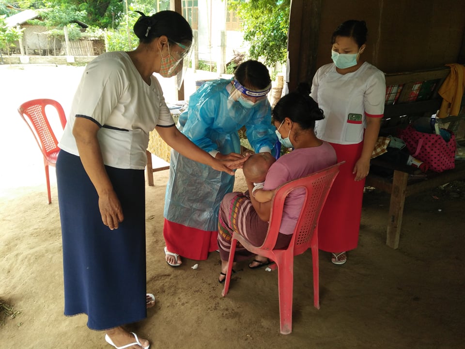 ဇေယျာသီရိမြို့နယ်၌ မွေးစမှ ၁ နှစ်ခွဲထိ ကလေးငယ်များနှင့် ကိုယ်ဝန်ဆောင