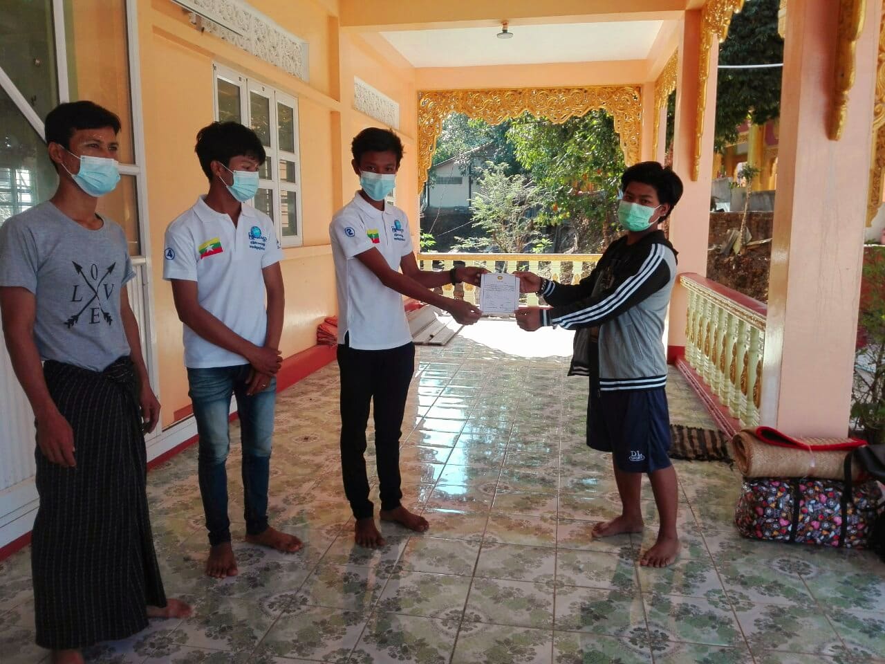 ကလိန်အောင်မြို့ Facility Quarantine Center ၌ အသွားအလာ ကန့်သတ်ထားသူ ၂