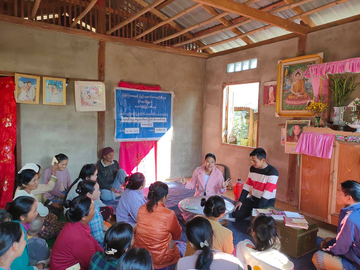 မိုင်းရယ်မြို့ တက်ဆိုက်ကျေးရွာတွင် လူကုန်ကူးမှု တားဆီးကာကွယ်ရေး