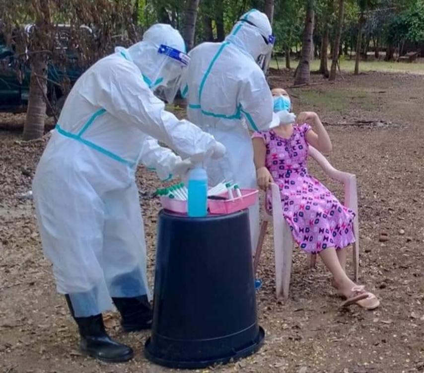 နေရပ်ပြန်ပြည်သူ ၂၀ ဦးအား ကိုဗစ် ၁၉ ရောဂါပိုး ရှိ မရှိ Test Kit ဖြင့် ရယူစစ်ဆေး Information