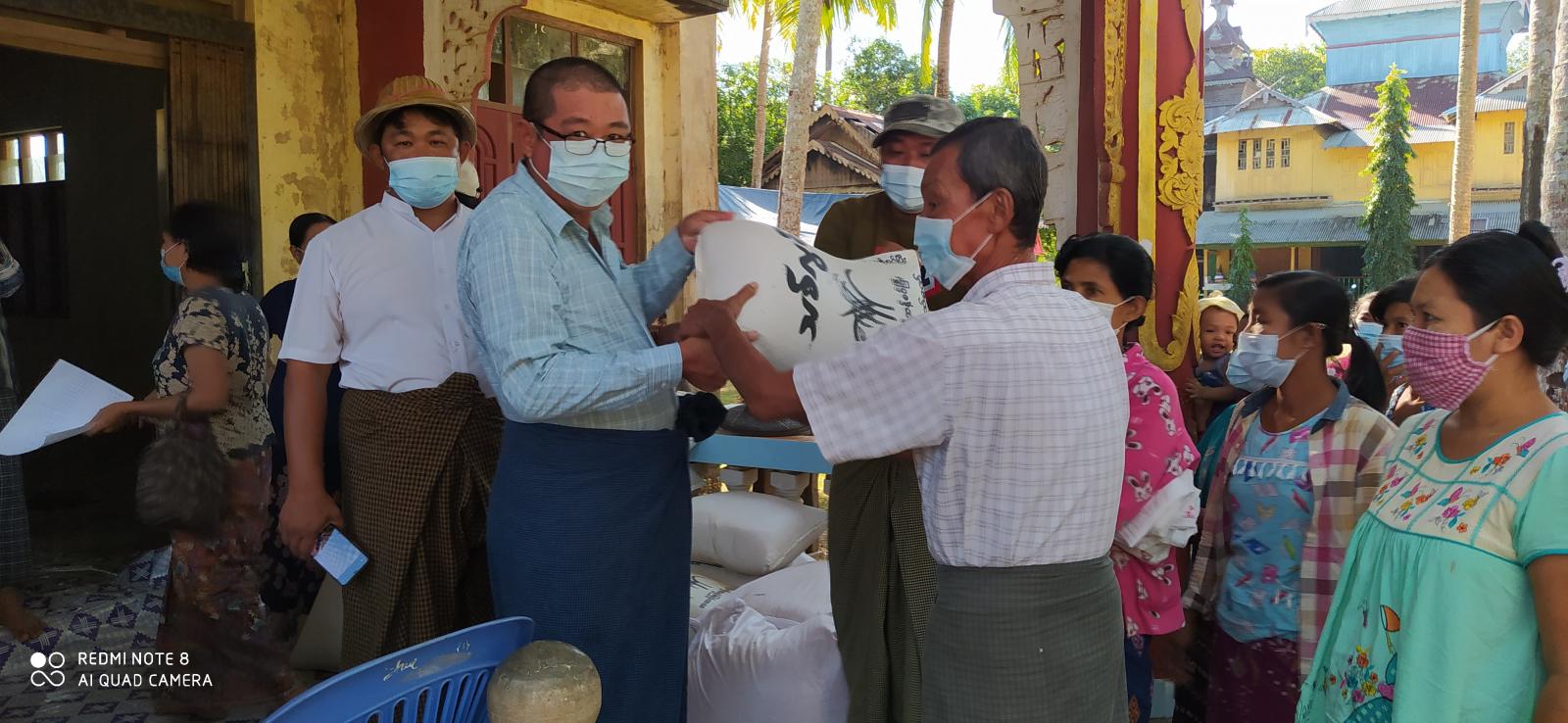 ရွှေသောင်ယံမြို့ အမှတ် ၁ ရပ်ကွက်တွင် အခြေခံလူတန်းစားအိမ်ထောင်စု ၁၅၆