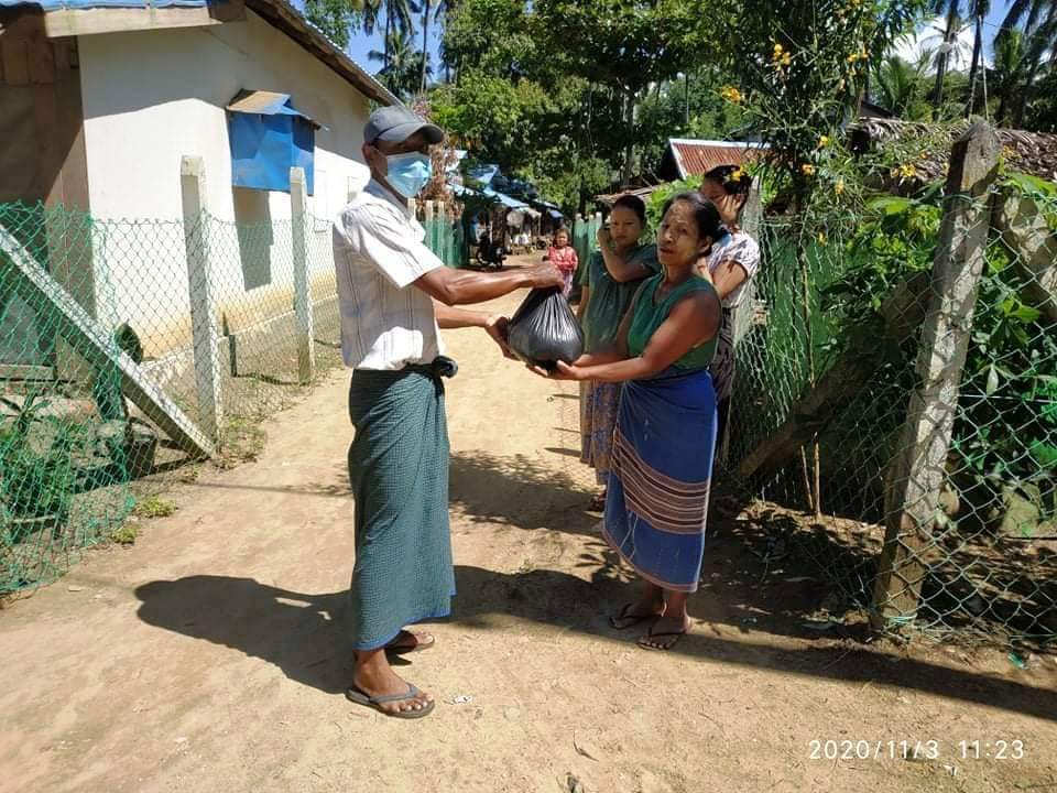 ငွေဆောင်၌ ကိုဗစ် ၁၉ ကာလအတွင်း ပုံမှန်ဝင်ငွေမရှိသော အိမ်ထောင်စုများအတွက