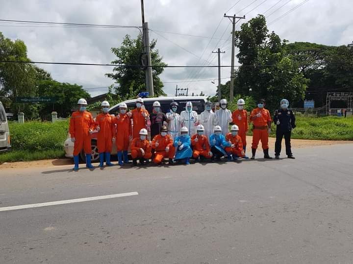 နတ်တလင်းမြို့နယ်အတွင်းသို့ ပြန်လည်ဝင်ရောက်လာသော နေရပ်ပြန်များ ဆေးစစ် ပြီးသော်လည်း စောင့်ကြည့