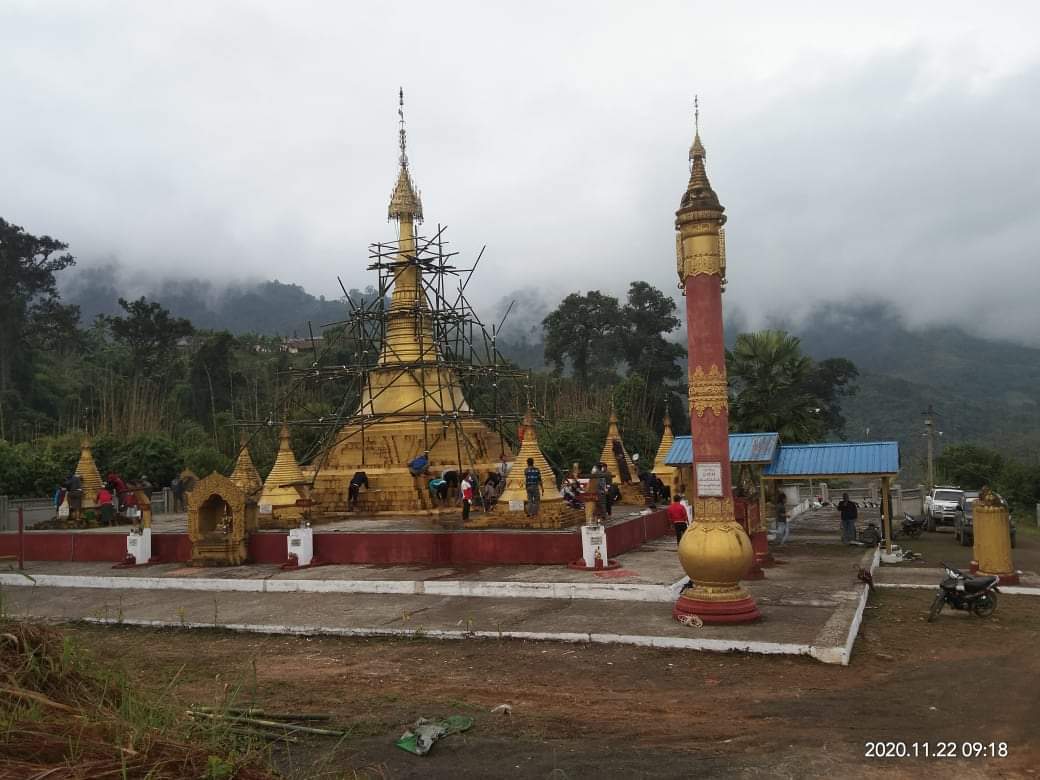 နာဂကိုယ်ပိုင်အုပ်ချုပ်ခွင့်ရဒေသ၊ နန်းယွန်းမြို့၌ စေတီရွှေသင်္ကန်း ကပ်လ