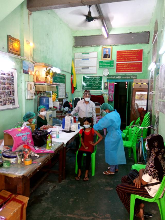 ပန်းဘဲတန်းမြို့နယ် ကျန်းမာရေးဦးစီးဌာနမှ သားအိမ်ခေါင်း ကာကွယ်ဆေး (HPV) ကာကွယ် ဆေး ရပ်ကွက်များအတွင ...