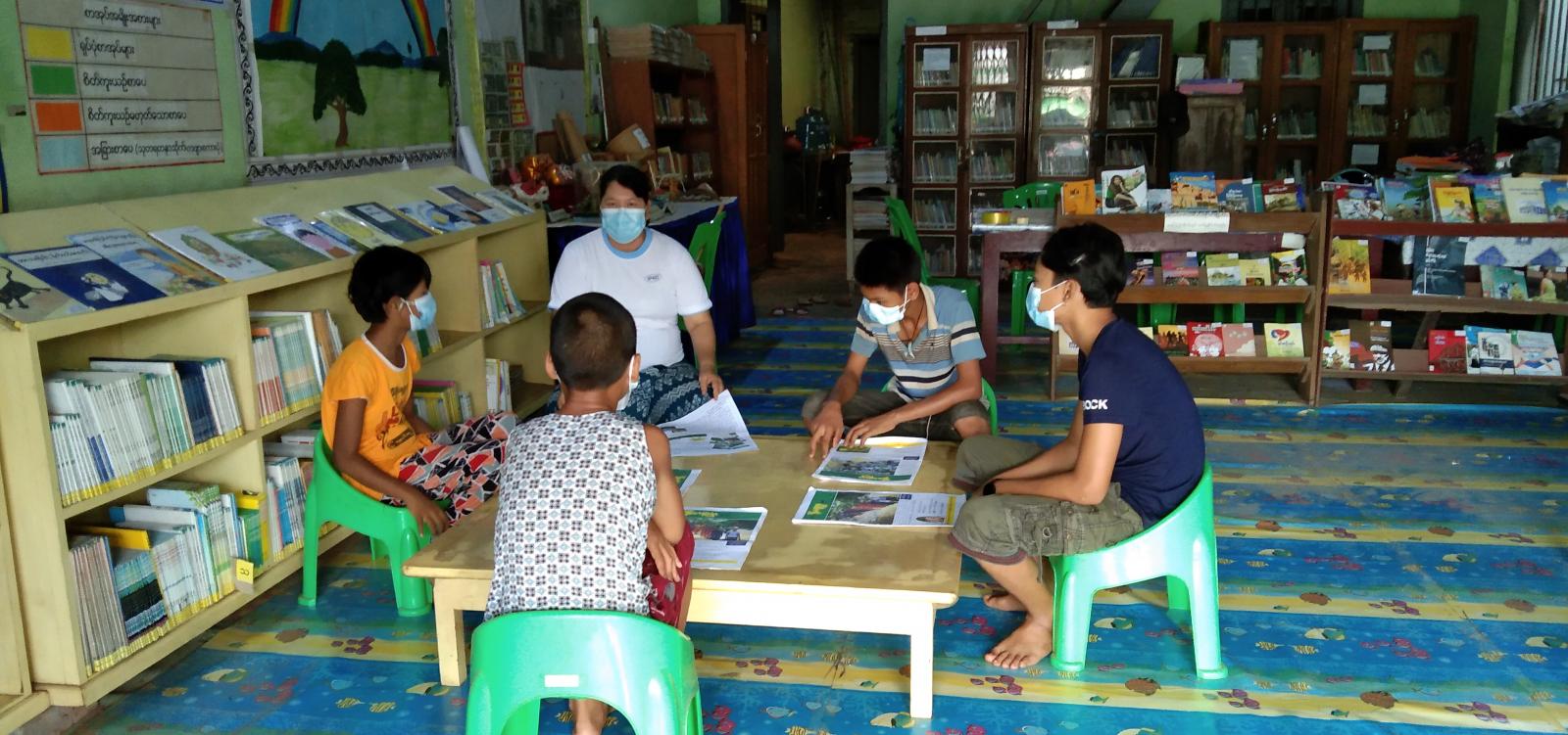 လက်ပံတန်း မြို့နယ်တွင် ကိုဗစ် ၁၉ စည်းကမ်းချက်များနှင့်အညီ ပြည်သူ့စာက