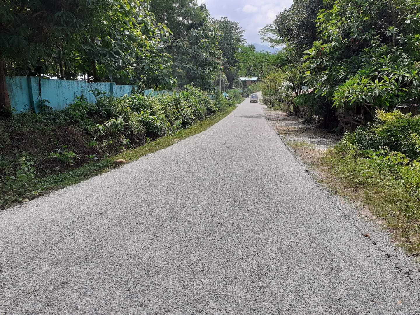 ကျိုက်ဒုံမြို့၊ပိတောက်လမ်းတွင် ကတ္တရာထပ်ပိုးလွှာခင်းခြင်းလုပ်ငန်း ရာနှုန်းပြည့်ပြီးစီး