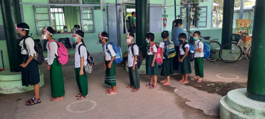 ဒေါပုံမြို့နယ်အတွင်းရှိ အ ခြေခံပညာ ကျောင်းများ စတင်ဖွင့်လှစ