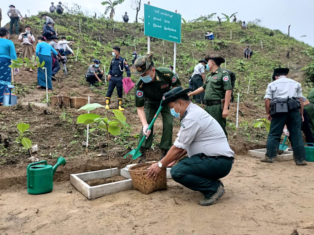 ၂၀၂၁ ခုနှစ် မိုးရာသီ လူထုစုပေါင်း သစ်ပင်စိုက်ပျိုးပွဲတော် ဘူးသီးတောင်မ