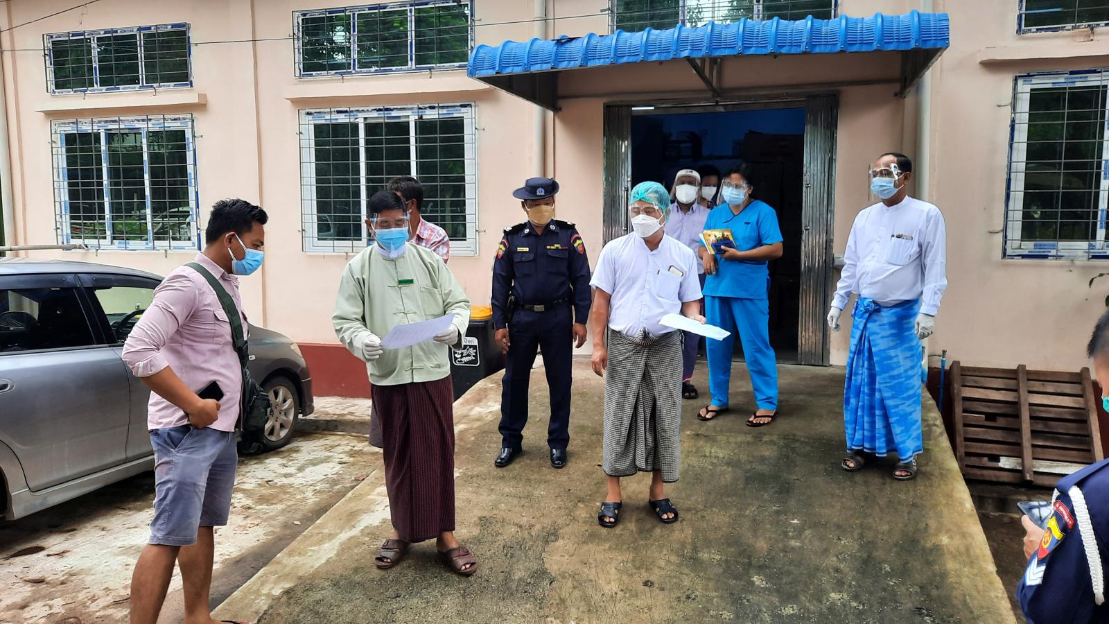 မြဝတီမြို့၌ ကိုဗစ် ၁၉ရောဂါကာကွယ်ထိန်းချုပ်ကုသရေးတွင် အသုံးပြုသည့် အောက