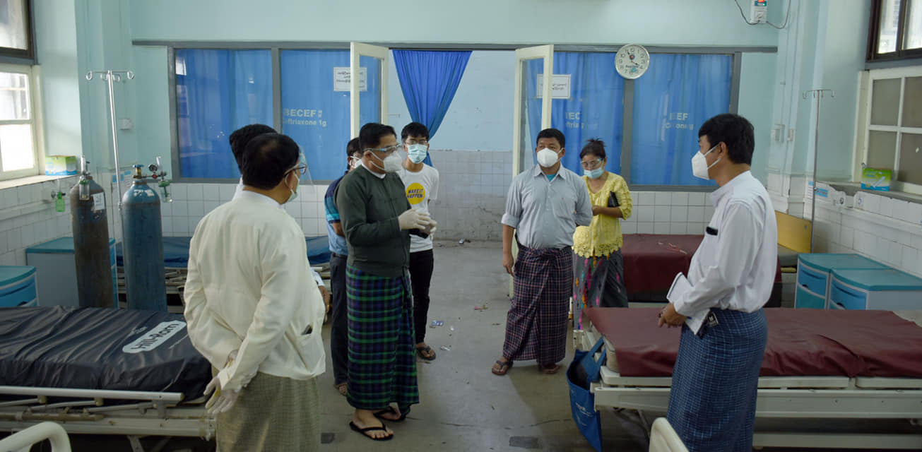 ကချင်ပြည်နယ်စီမံအုပ်ချုပ်ရေးကောင်စီဥက္ကဋ္ဌက ကိုဗစ် ၁၉ အတည်ပြုလူနာများန