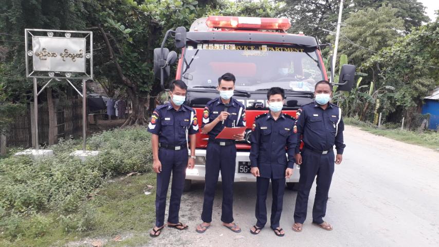 ပန်းတောင်းမြို့နယ်အတွင်း ကိုဗစ် ၁၉ ရောဂါ ကာကွယ်ထိန်းချုပ်နိုင်ရေး