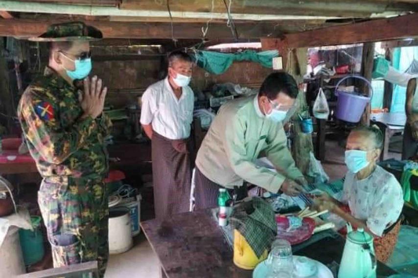 ငါန်းဇွန်မြို့နယ်တွင် အသက် ၈၅ နှစ်နှင့်အထက် ဘိုးဘွားများအား လူမှုရေးပင