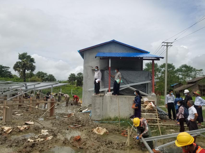 ဒေးဒရဲမြို့နယ်တွင် ကျေးလက်မီးလင်းရေးလုပ်ငန်းများ ဆောင်ရွက်နေမှုအားကွင