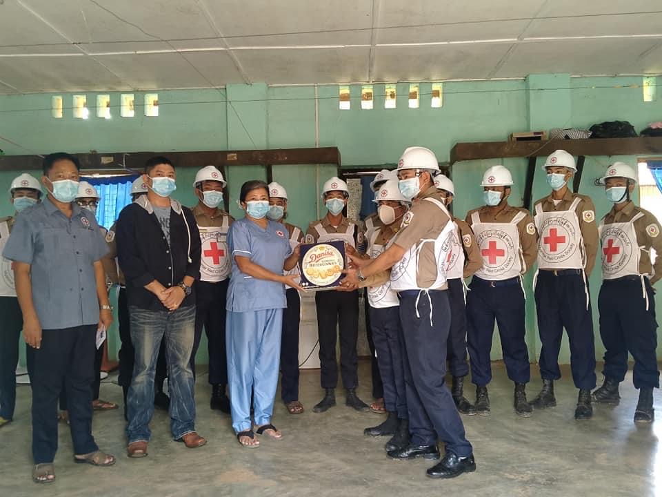 ရန်ကုန်အရှေ့ပိုင်းခရိုင်၊ ကြက်ခြေနီအသင်းမှ ဖောင်ကြီးကိုဗစ်ကုသရေးဆေးရုံတ