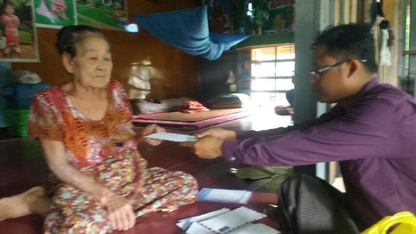 ကော့သောင်းခရိုင်၊ခမောက်ကြီးမြို့အတွင်းရှိ ၈၅ နှင့်အထက် သက်ကြီးဘိုးဘွားမ