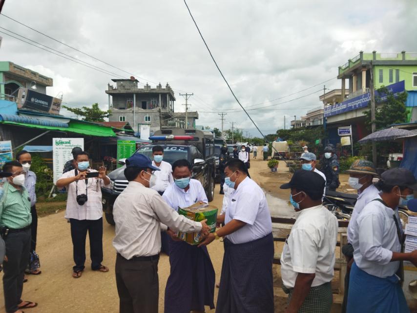 ပဲခူးတိုင်းဒေသကြီးဝန်ကြီးချုပ် ဦးမျိုးဆွေဝင်း ကျောက်တံခါးမြို့နယ်၊ မြို့ချောင်းကျေးရွာအုပ်စုအတွင