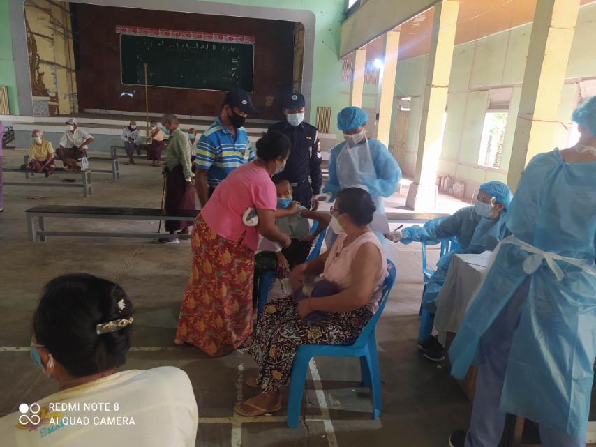 မြစ်သားမြို့နယ်တွင် အသက်၆၅နှစ်အထက် သက်ကြီးအဘိုး၊ အဘွားများအား ဒုတိယအက