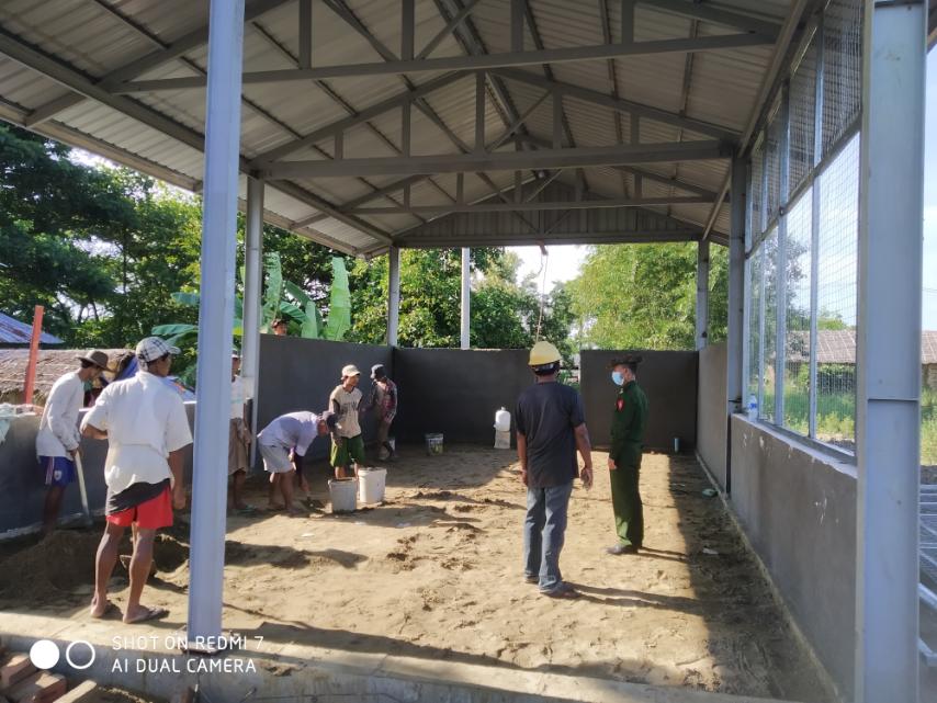 ကန်ကြီးထောင့်မြို့၌ အောက်ဆီဂျင်စက်ရုံ တည်ဆောက်မှု ၉၀ ရာခိုင်နှုန်းပ