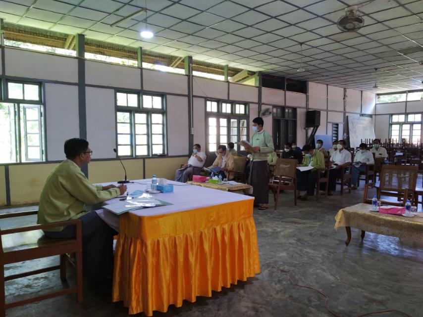 နတ်တလင်းမြို့နယ်တွင် ၂၀၂၁ ၂၀၂၂ဘဏ္ဍာနှစ်အတွင်း နွေစပါးလျာထားချက် ပြည့်မီကျော်လွန်စေရေးနှင့် ဒေသတ