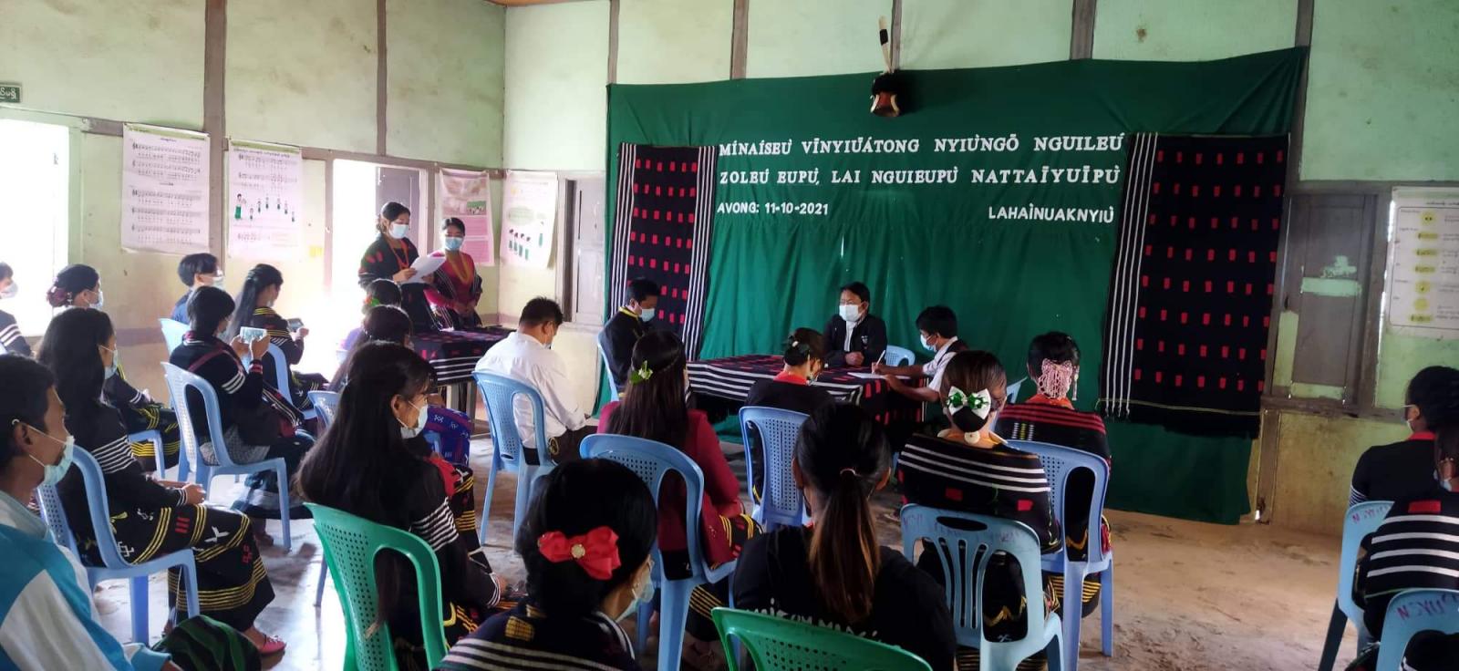 နာဂကိုယ်ပိုင်အုပ်ချုပ်ခွင့်ရဒေသ၊ လဟယ်မြို့၌ လိုင်းနောင် နာဂ စာပေသင်ကြားရေး ဆင့်ပွားသင်တန်းဖွင့